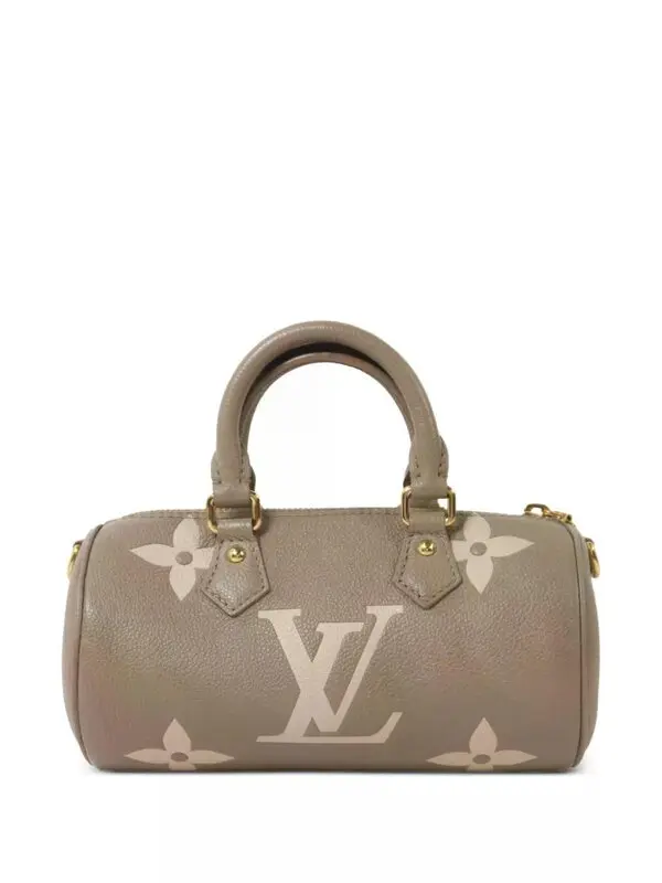 LOUIS VUITTON Papillon Monogram Empreinte Handbag - Neutrals