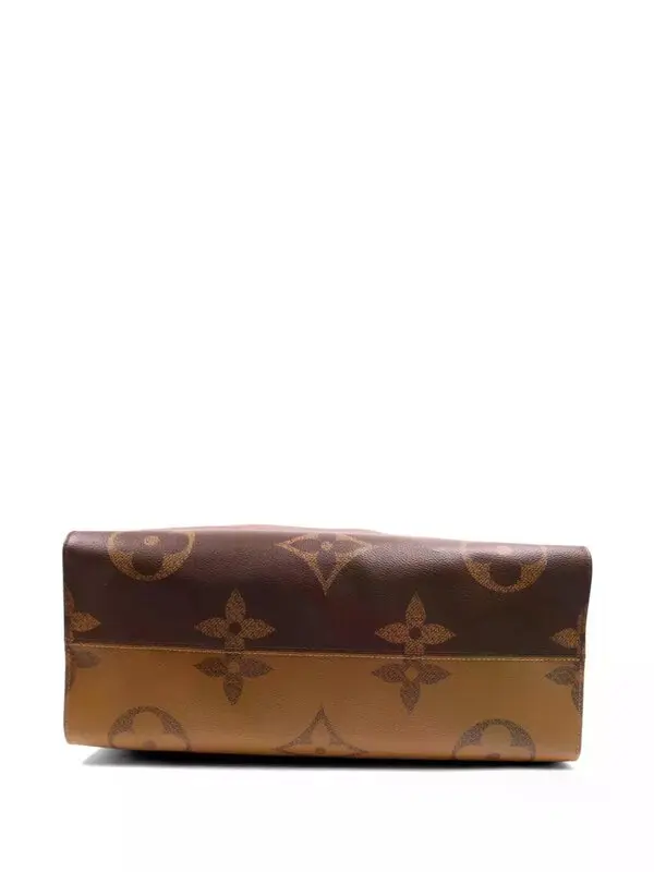 LOUIS VUITTON Monogram Giant Reverse Tote Bag - Brown