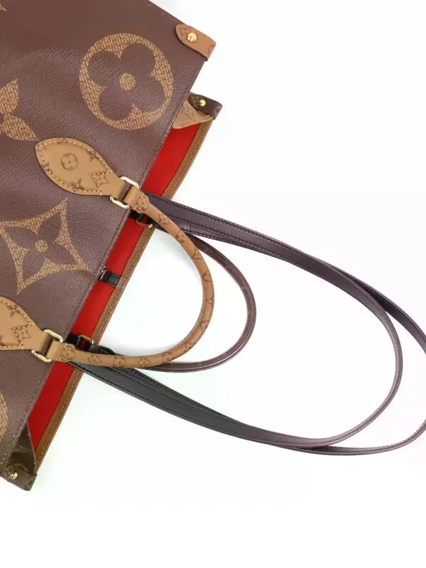 LOUIS VUITTON Monogram Giant Reverse Tote Bag - Brown