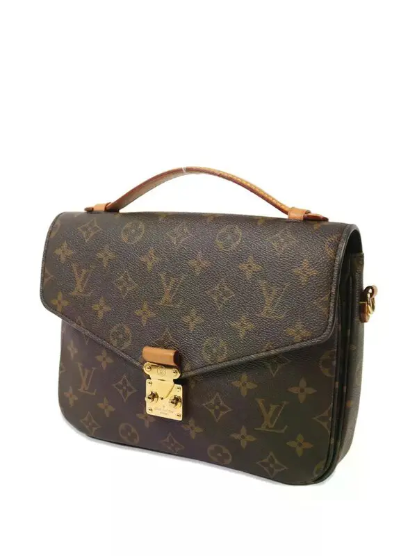 LOUIS VUITTON Monogram Pochette Metis Bag - Brown