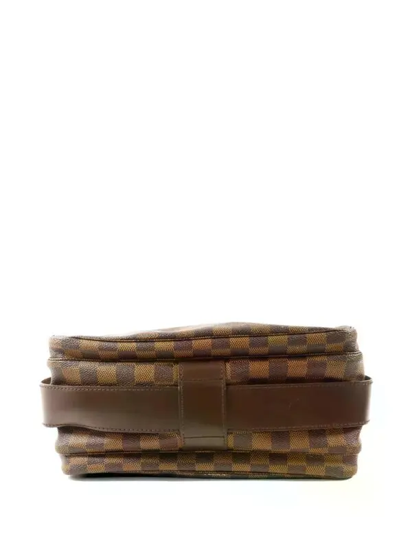 LOUIS VUITTON Naviglio Messenger Bag In Damier Ebene Canvas - Brown