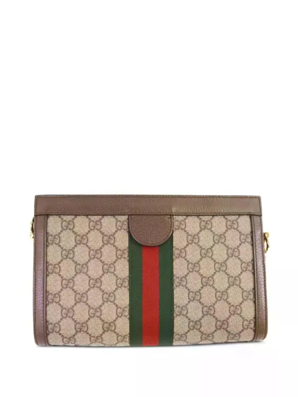 Gucci Ophidia Gg Supreme Canvas Shoulder Bag - Neutrals