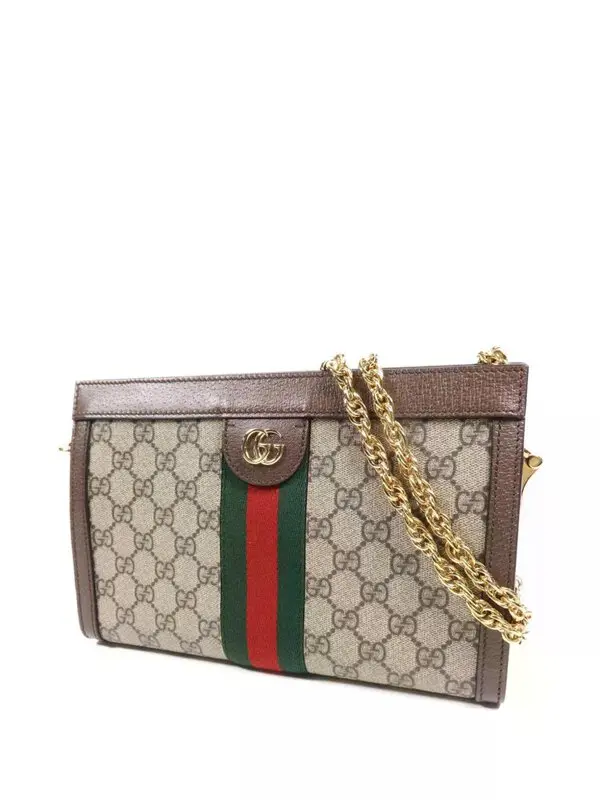 Gucci Ophidia Gg Shoulder Bag - Neutrals