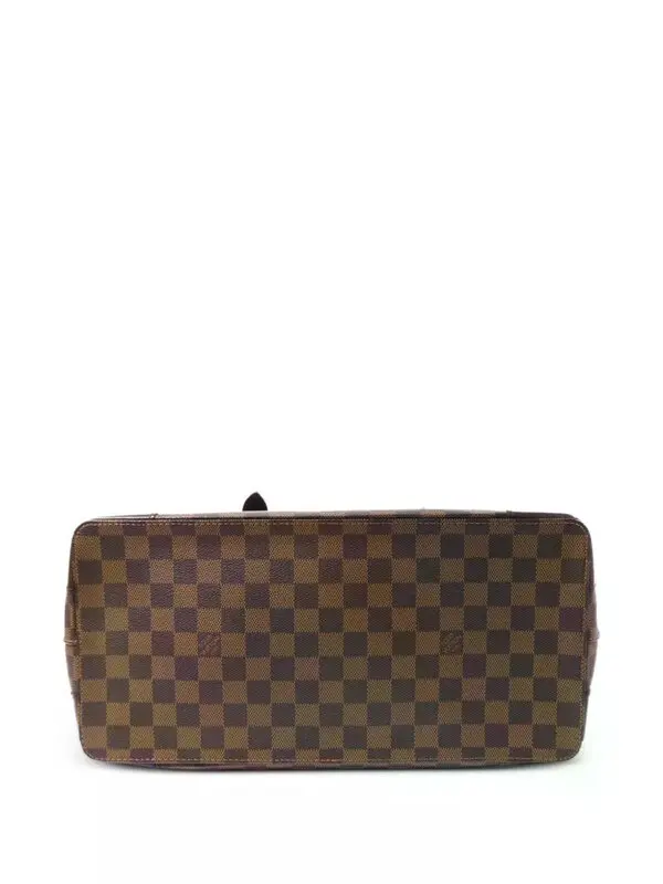 LOUIS VUITTON Damier Ebène Hampstead Tote Bag - Brown