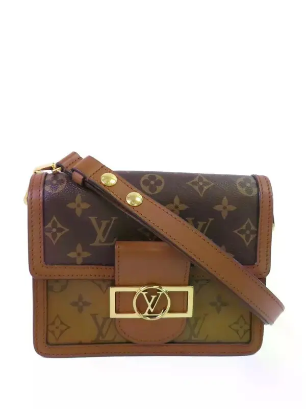 LOUIS VUITTON Dauphine Mini Monogram Shoulder Bag - Brown
