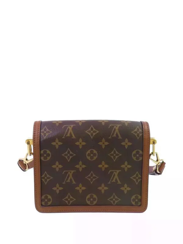 LOUIS VUITTON Dauphine Mini Monogram Shoulder Bag - Brown