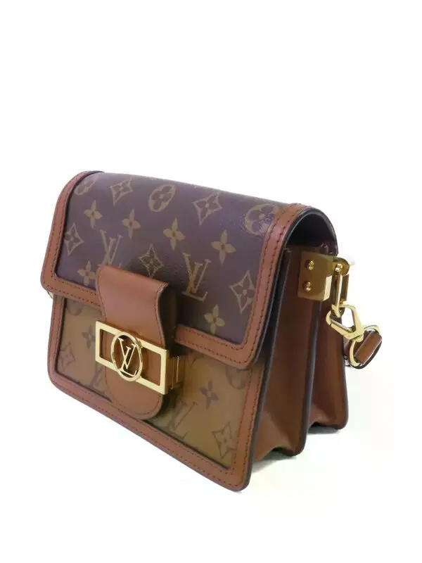 LOUIS VUITTON Dauphine Mini Monogram Shoulder Bag - Brown