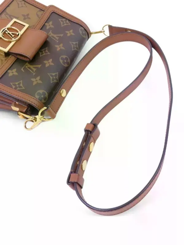 LOUIS VUITTON Dauphine Mini Monogram Shoulder Bag - Brown