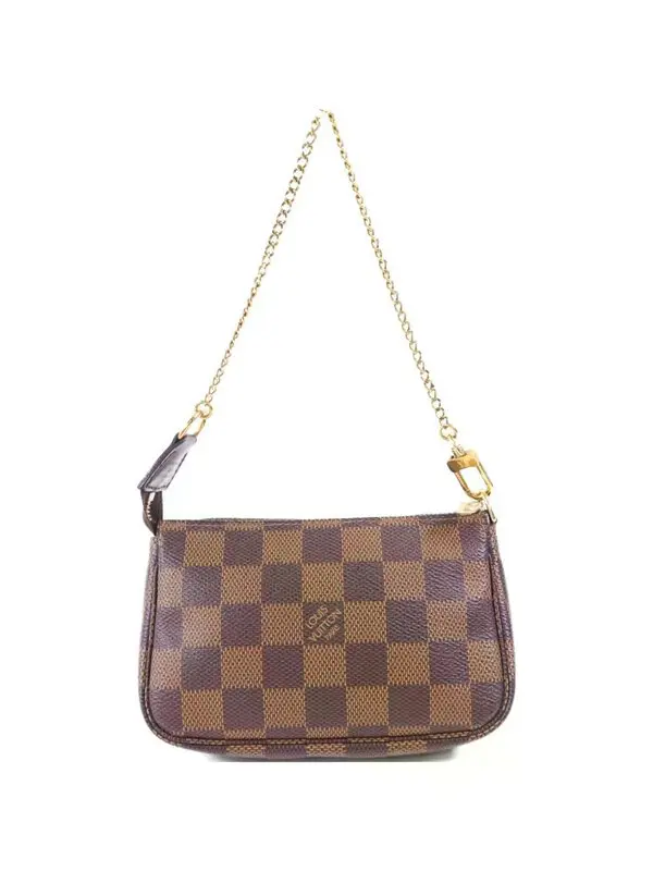 LOUIS VUITTON Mini Pochette Accessories Shoulder Bag - Brown