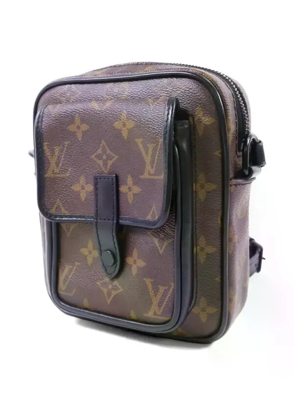 LOUIS VUITTON Macassar Christopher Shoulder Bag - Brown