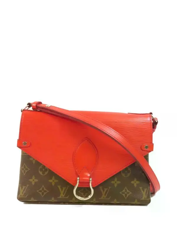 LOUIS VUITTON Saint Michel Monogram Shoulder Bag - Brown