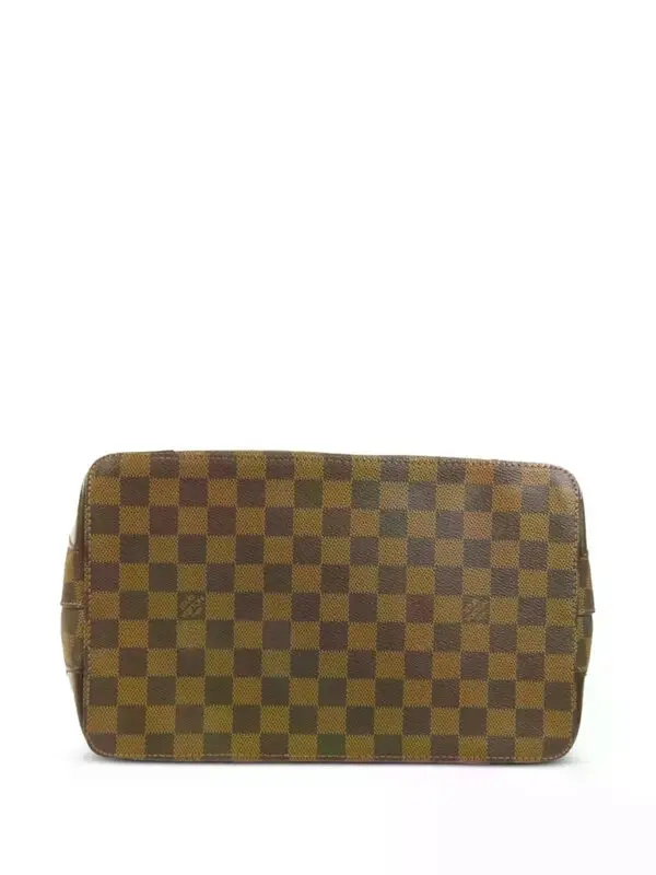 LOUIS VUITTON Damier Ebene Canvas Pm Hampstead Tote Bag - Brown