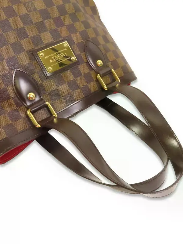 LOUIS VUITTON Damier Ebene Canvas Pm Hampstead Tote Bag - Brown