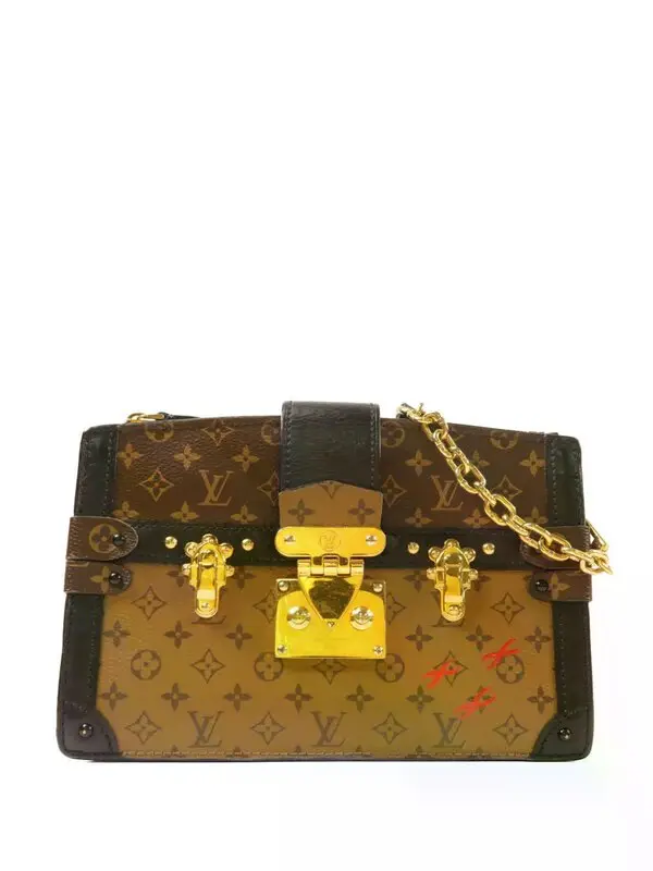 LOUIS VUITTON Trunk Reverse Monogram Clutch Bag