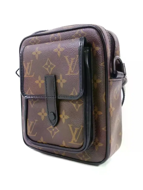LOUIS VUITTON Monogram Macassar Christopher Crossbody Bag