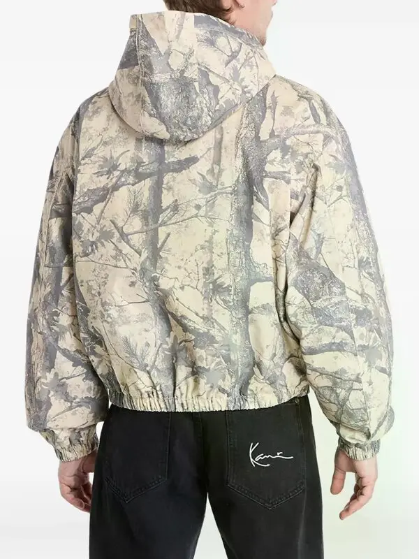 KARL KANI Signature Wood Camo Zip-up Jacket