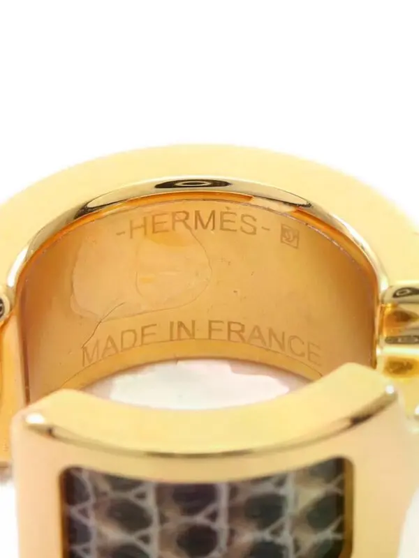 Hermès 2020 Olymp Pm Ear Cuff With -tone And Leather Detail