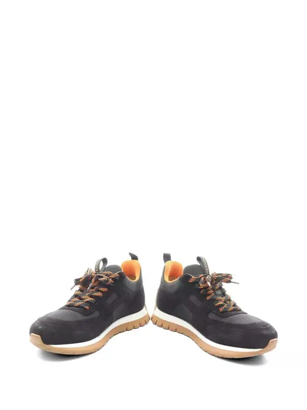 Hermès Jimmy Suede Lace-up Sneakers - Black