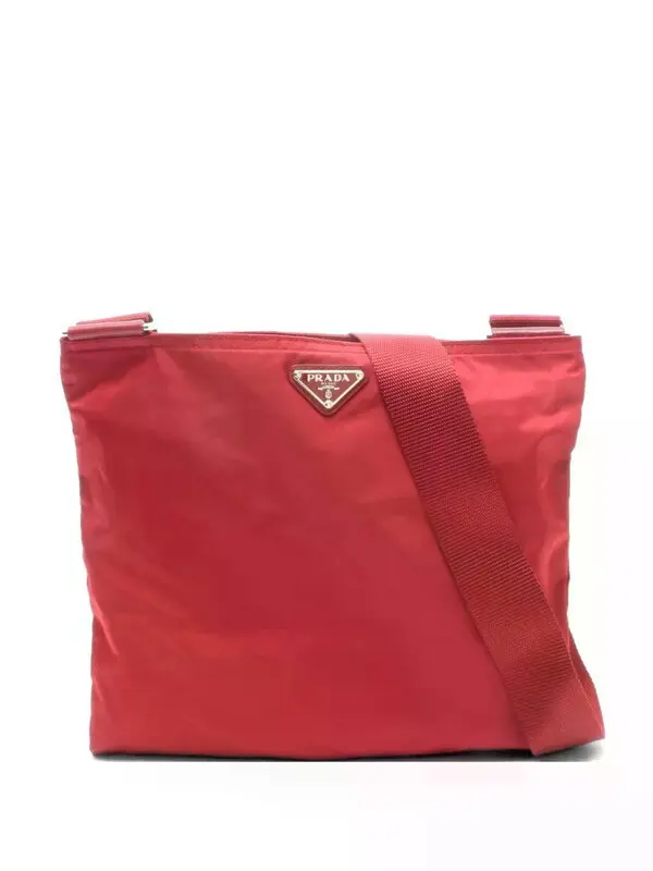Prada 2000s Triangle-logo Crossbody Bag