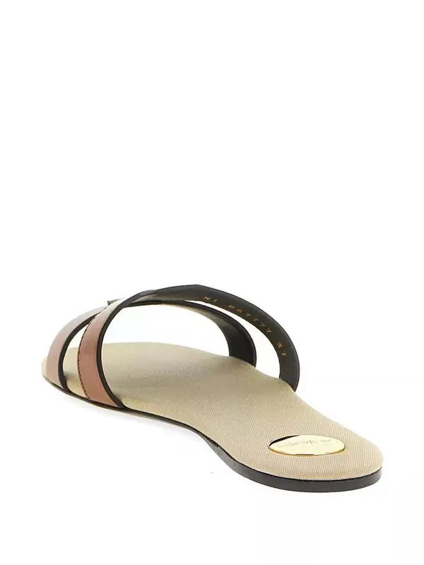 Saint Laurent Mabrouka Sandals - Brown