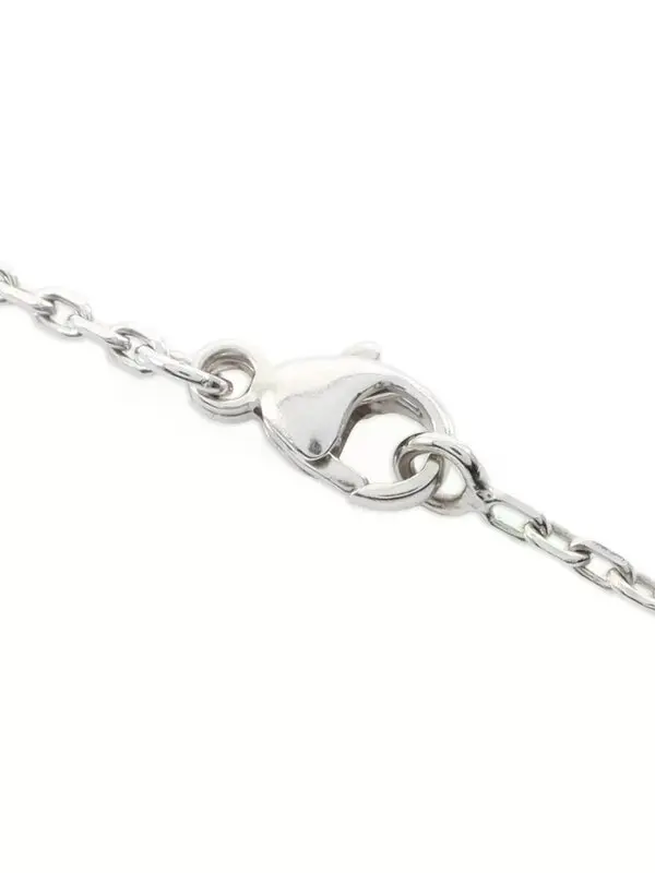 Hermès Tone Padlock Pendant Necklace - Silver