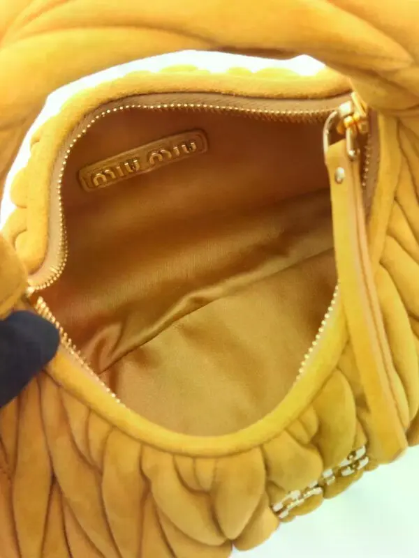 Miu Miu Wonder Tote Bag - Yellow