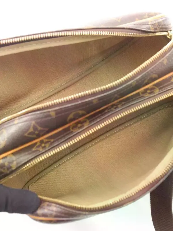LOUIS VUITTON Monogram Reporter Pm Shoulder Bag - Brown