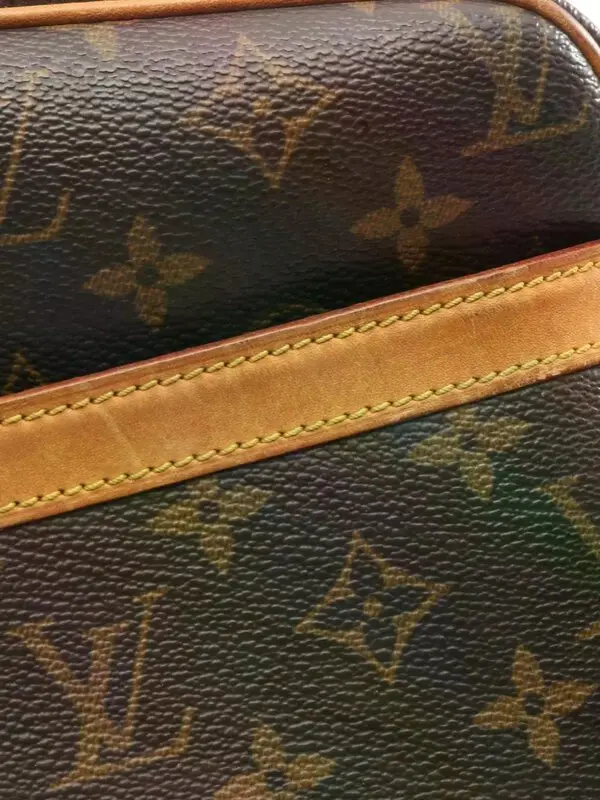 LOUIS VUITTON Monogram Reporter Pm Shoulder Bag - Brown