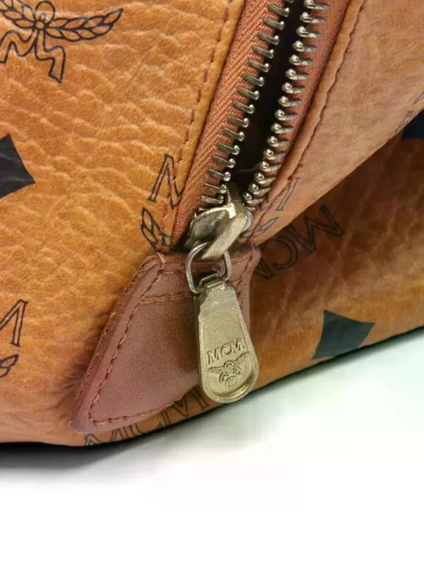 Mcm 00s Visetos Boston Bag
