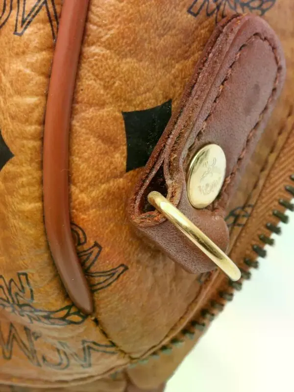 Mcm 00s Visetos Boston Bag