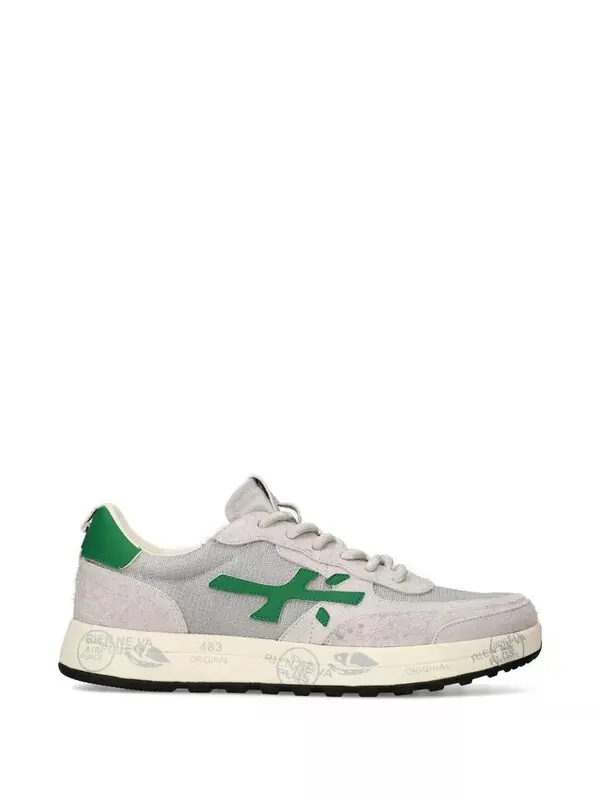 Premiata Logo Patch Panelled Lace-up Sneakers