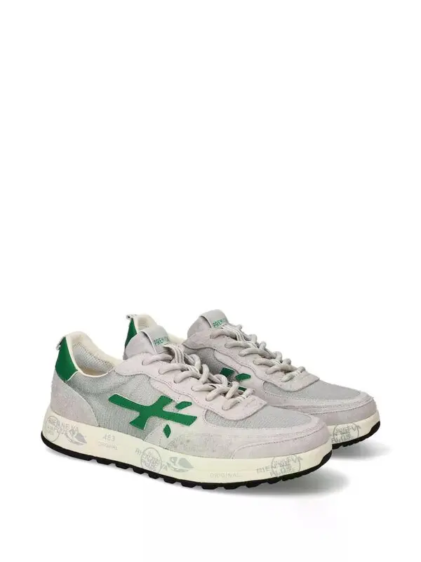 Premiata Logo Patch Panelled Lace-up Sneakers