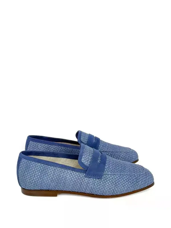 SOPHIQUE Essenziale Woven Loafers - Blue