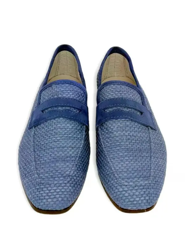 SOPHIQUE Essenziale Woven Loafers - Blue