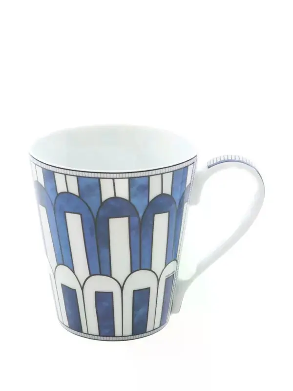 Hermès Bleus D'ailleurs Mug With Geometric Print - Blue