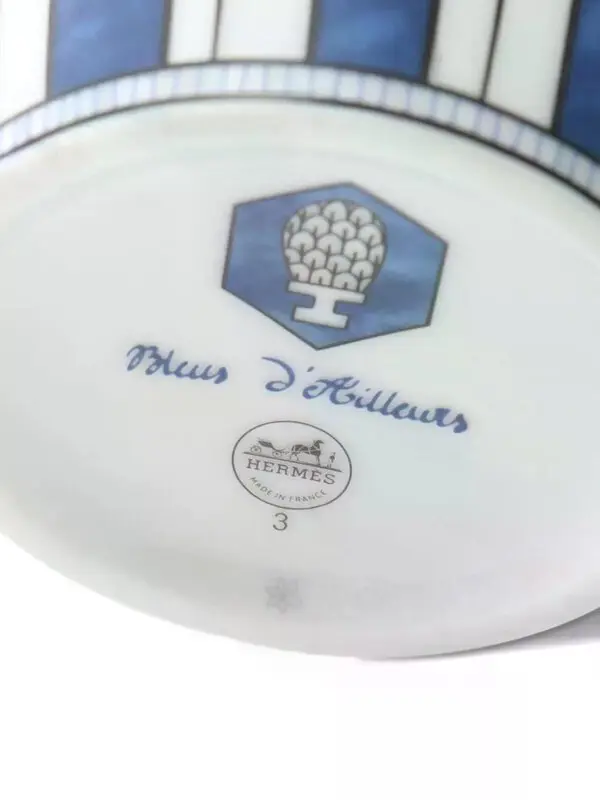 Hermès Bleus D'ailleurs Mug With Geometric Print