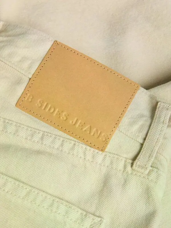 B Sides Wide-leg Jeans With Overdyed Finish