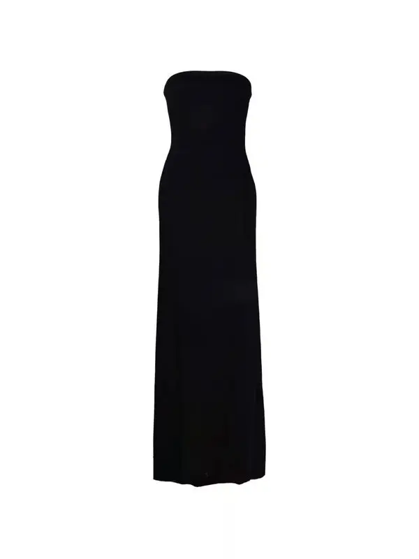Jenny Packham Strapless Fitted Waist Dress - Black