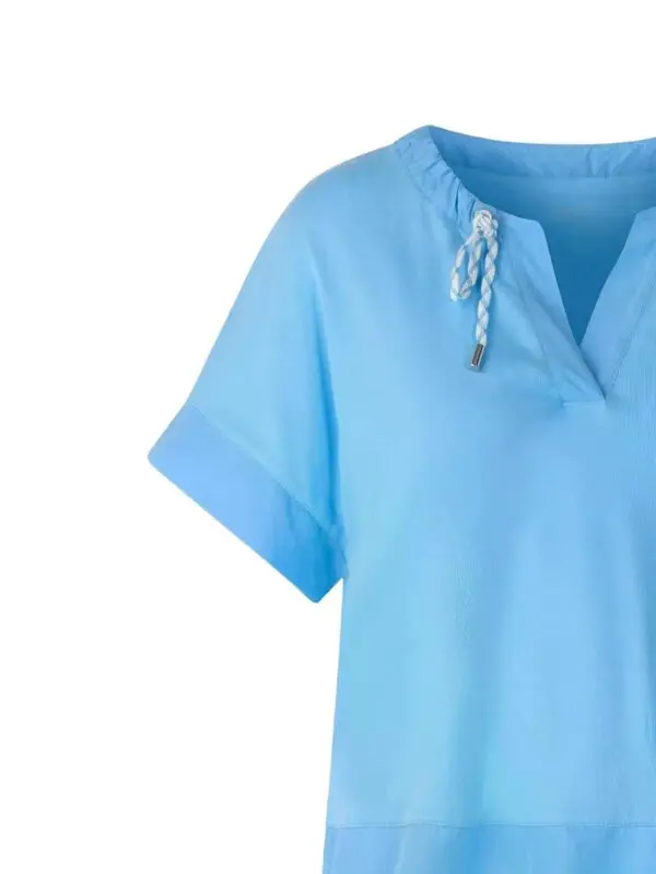 MARCCAIN Drawstring V-neck T-shirt