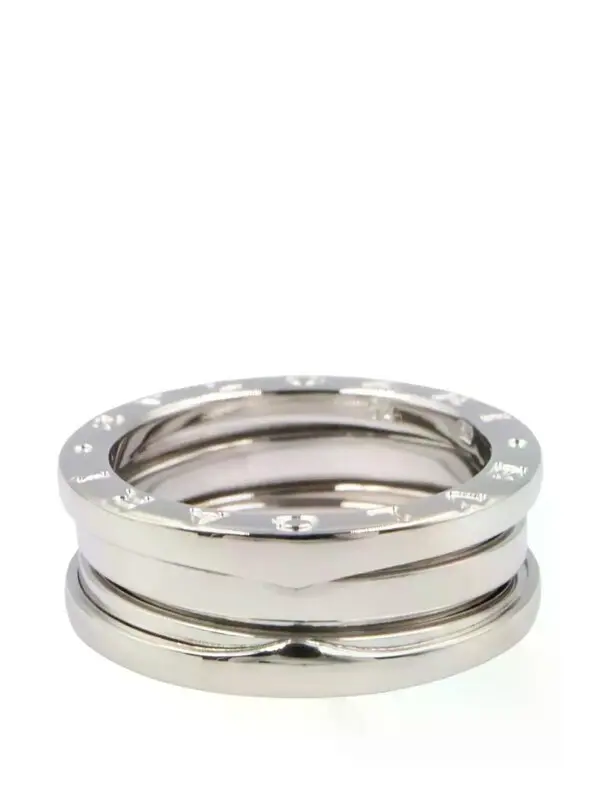 BVLGARI B.zero1 Three-band Ring In 18k White Gold - Silver