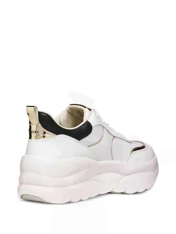 Geox Xtors Panelled Mesh Sneakers - White