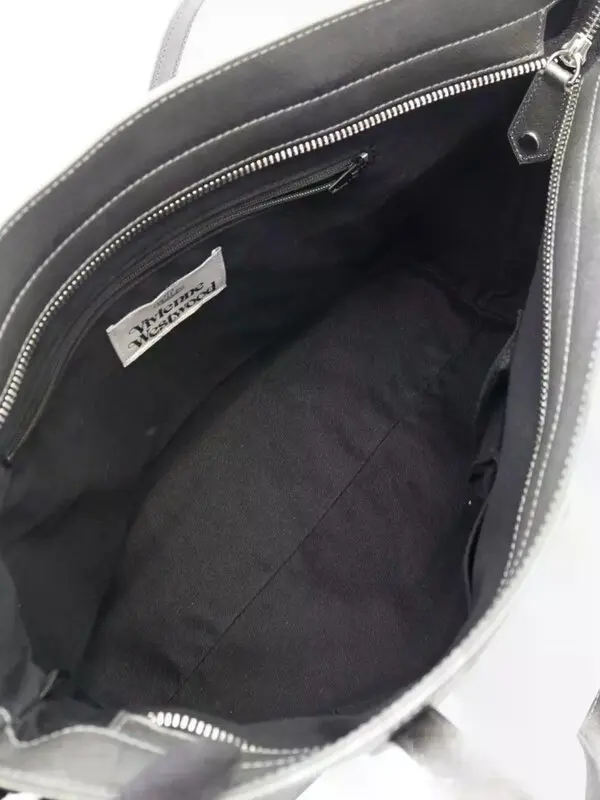 VIVIENNE WESTWOOD Orb Leather Tote Bag