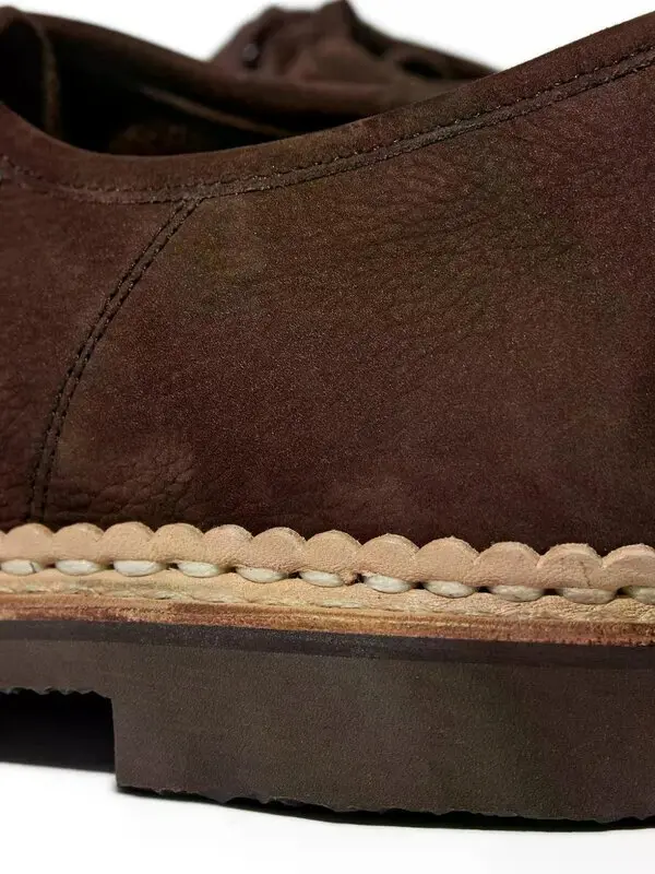 Paraboot Michael Lace-up Loafers In Nubuck Calf Leather