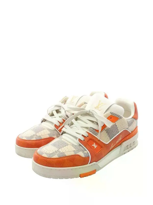 LOUIS VUITTON Panelled Lace-up Sneakers