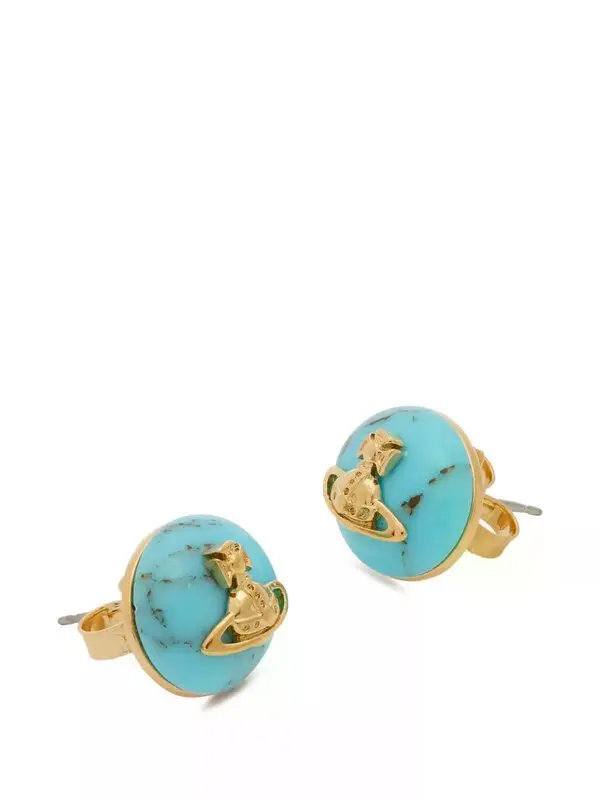 VIVIENNE WESTWOOD Orb-plaque Stud Earrings