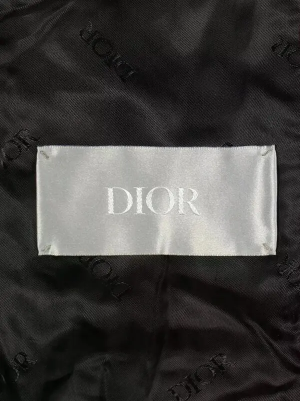 Dior Belted Flap-pocket Coat
