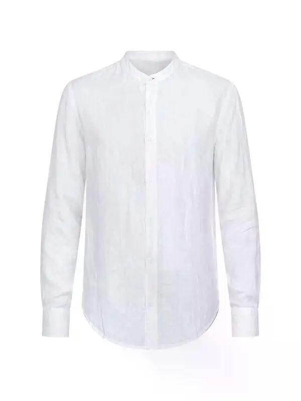 BLAUER. Band-collar Shirt