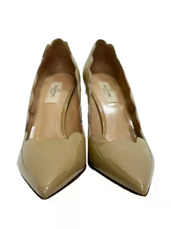 Valentino Garavani Scalloped Patent Leather Pumps