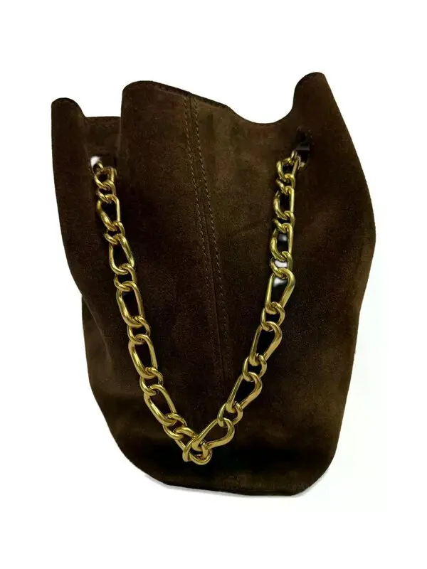 Nanushka Chain Strap Suede Tote Bag