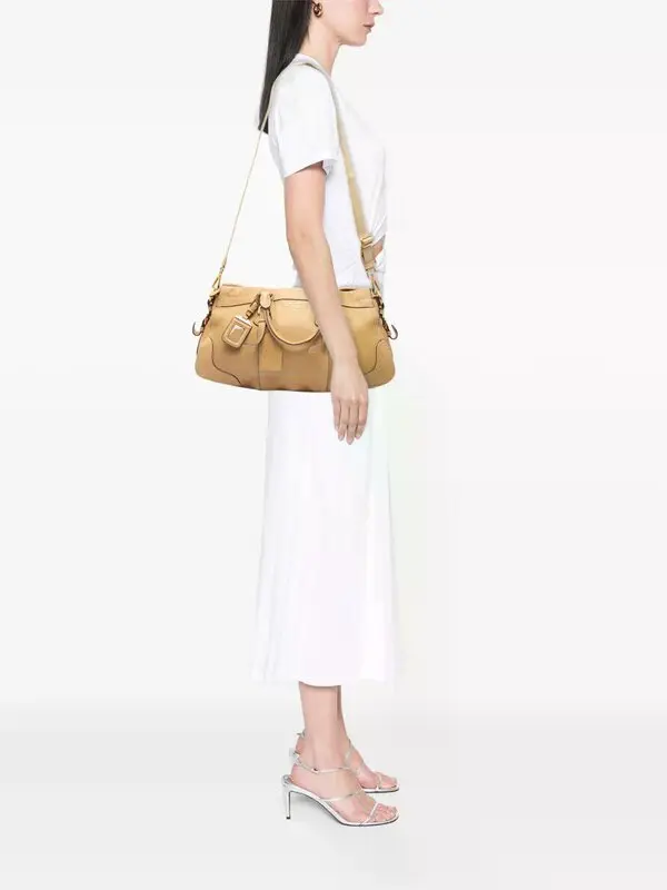 Prada Cervo Antik Shopping Satchel - Neutrals